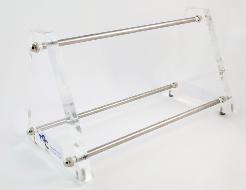 Acrylic Ended Instrument Rack - Instrument Racks & Storage - TOC Dental