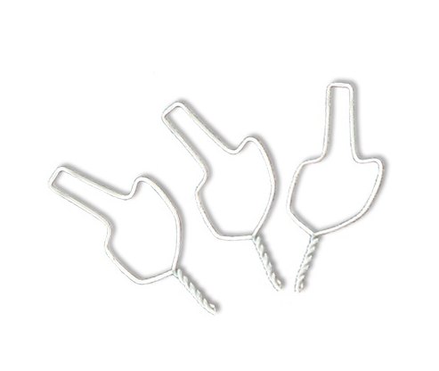 Coated Preformed Shorty Ties - Ligature Ties - TOC Dental