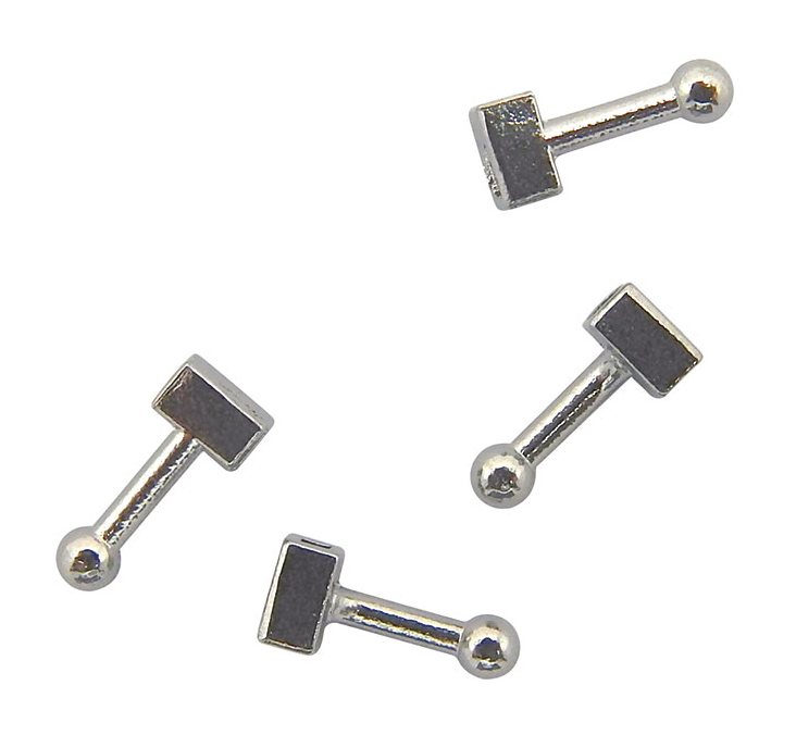 Crimpable Ball Hooks - Slide on - Stops & Hooks - TOC Dental