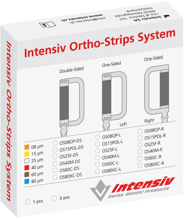 Intensiv Ortho-Strips 3-pack - IPR Strips - TOC Dental