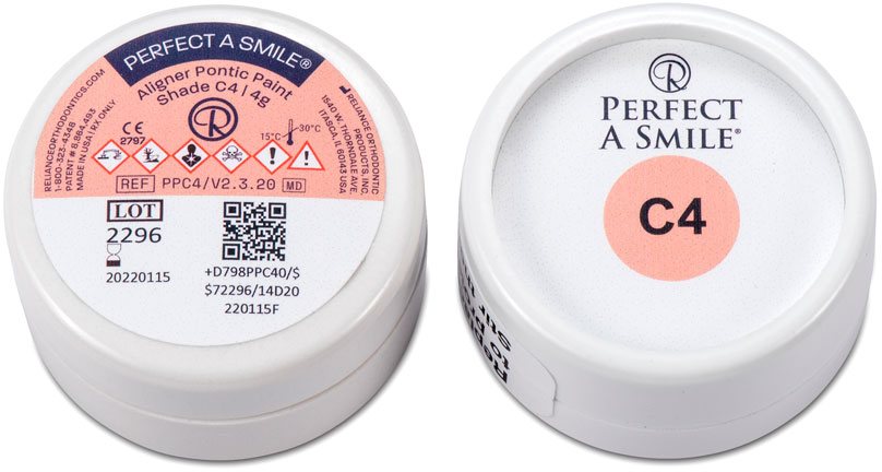 Reliance Perfect-A-Smile Pontic Paint - Bonding and Attachments - TOC ...