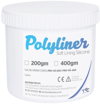 TOC Polyliner - Soft Lining Material - TOC Dental